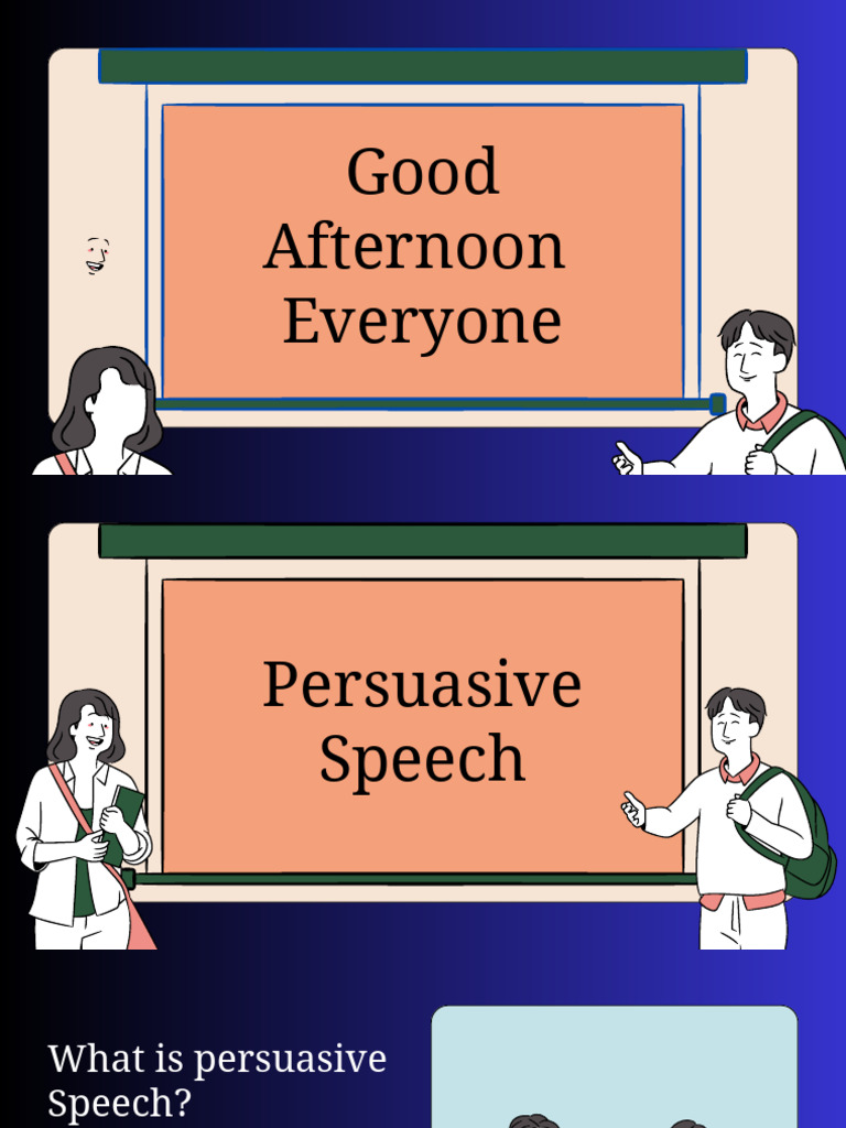 Persuasive Speech | PDF
