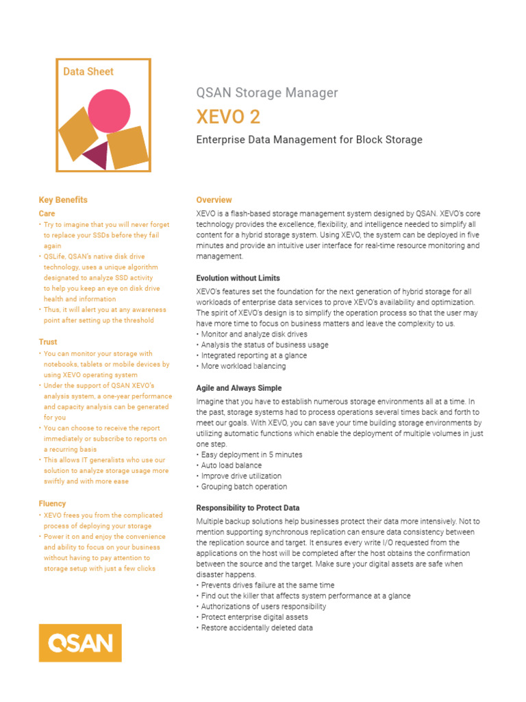 qs_ds_XEVO2_(en) | PDF | Computer Data Storage | Solid State Drive
