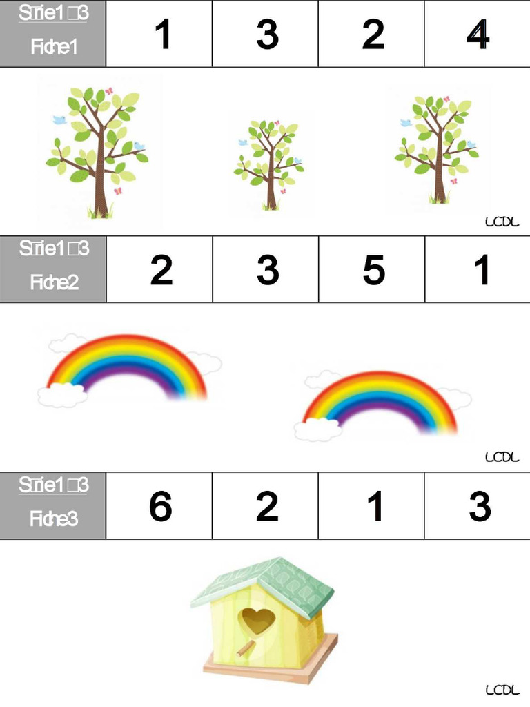 Cartes À Compter 1 À 10 | PDF