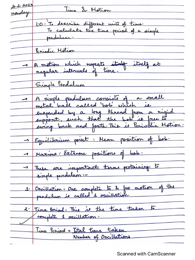 Time and Motion | PDF