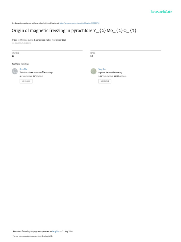 2010 Spin Liquids in Frustrated Magnets Leon Balents | PDF | Nuclear Magnetic Resonance ...