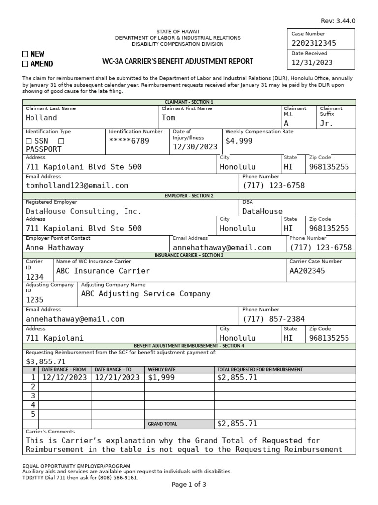 WC-3A (Submitted) v1.1 | PDF | Service Industries | Telecommunications