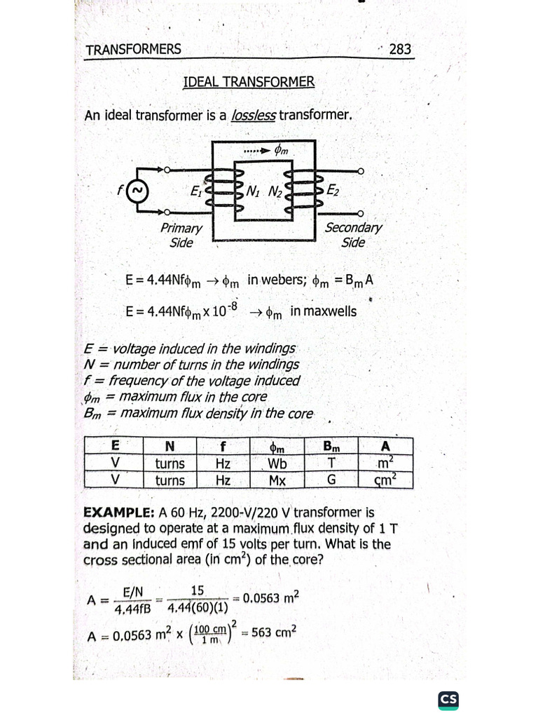 Ideal-and-Non-Ideal-Transformer | PDF