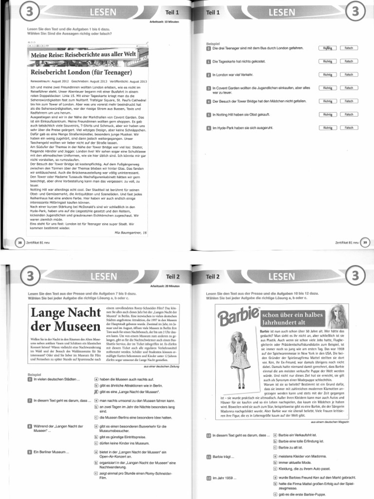 PT 9 Lesen MT 3 | PDF