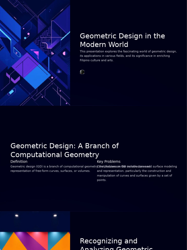 Geometric Design in Filipino Culture | PDF | Shape | Geometry
