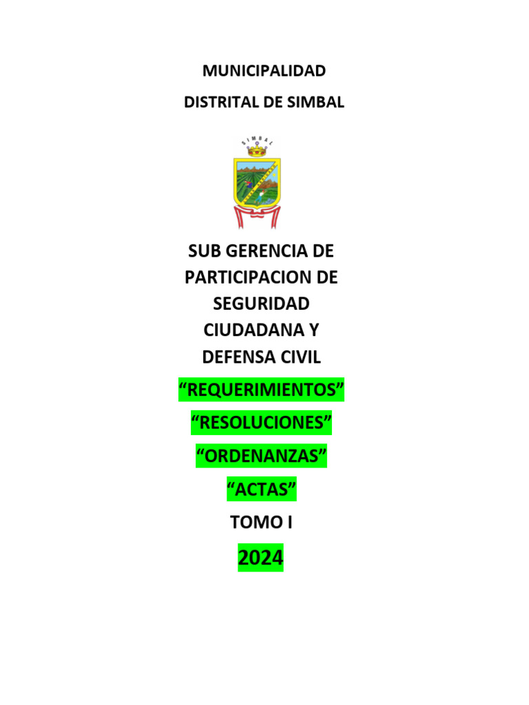 Serenazgo en Simbal 2024 | PDF
