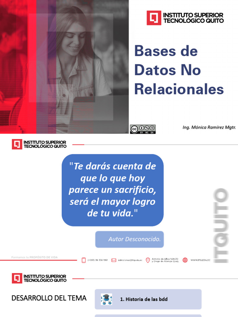 Dia 1. Clase Introductoria - Noc | PDF | No Sql | Bases de datos