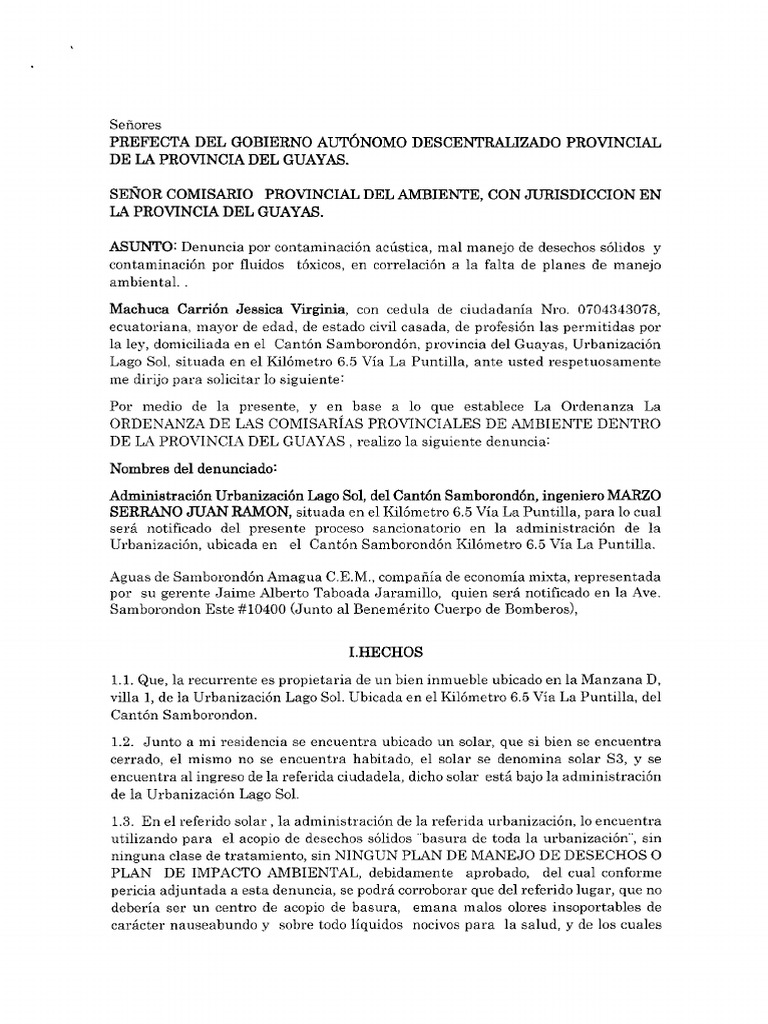 jessica_virginia_carrion_machuca | PDF | Residuos | Contaminación