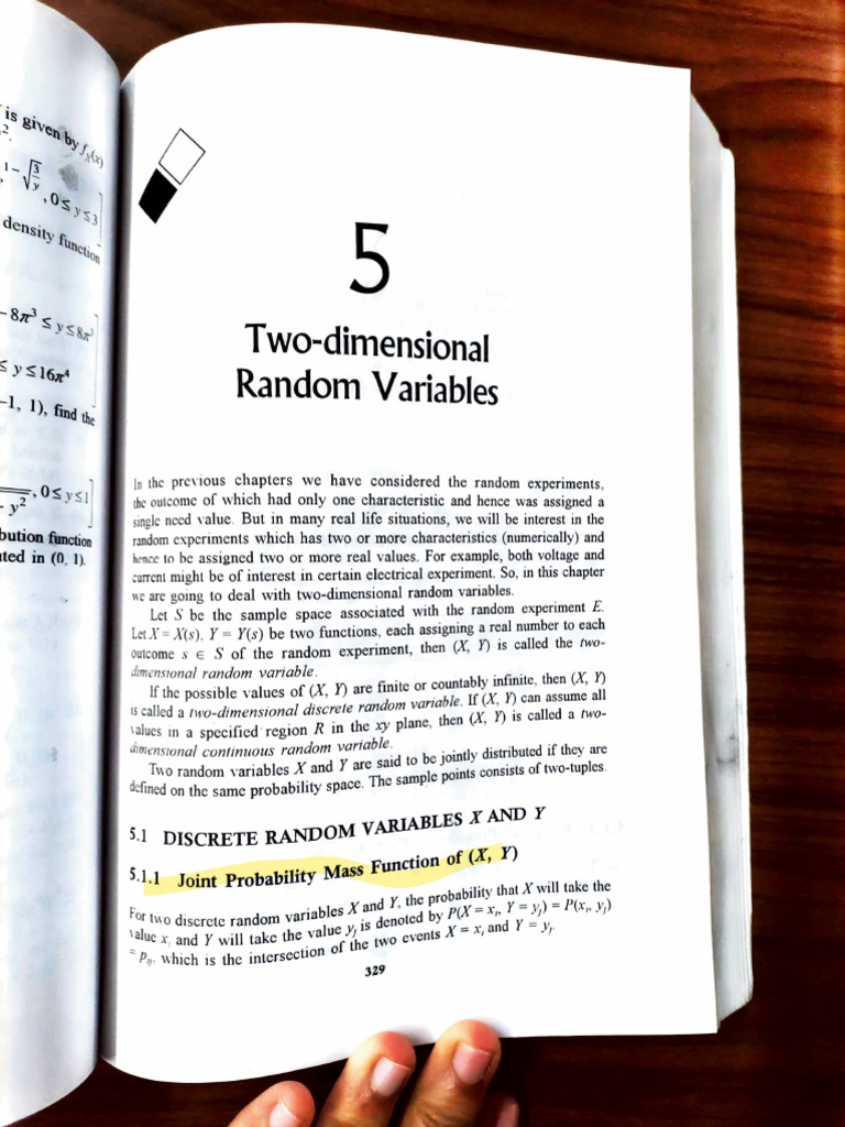 ch 5 two dimensional random variables | PDF