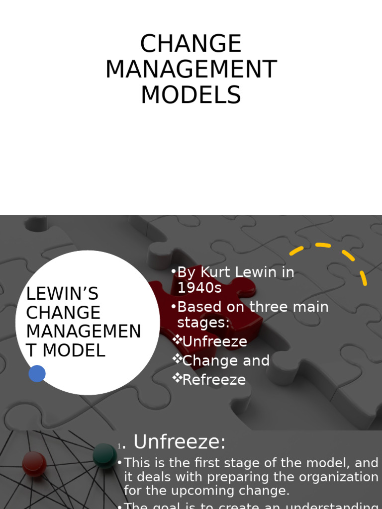 Change Management Models Overview | PDF | Change Management | Leadership