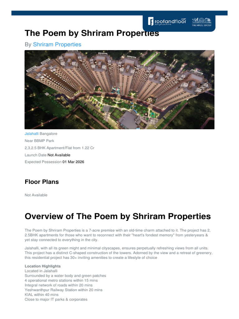 The Poem Automated - Brochure | PDF