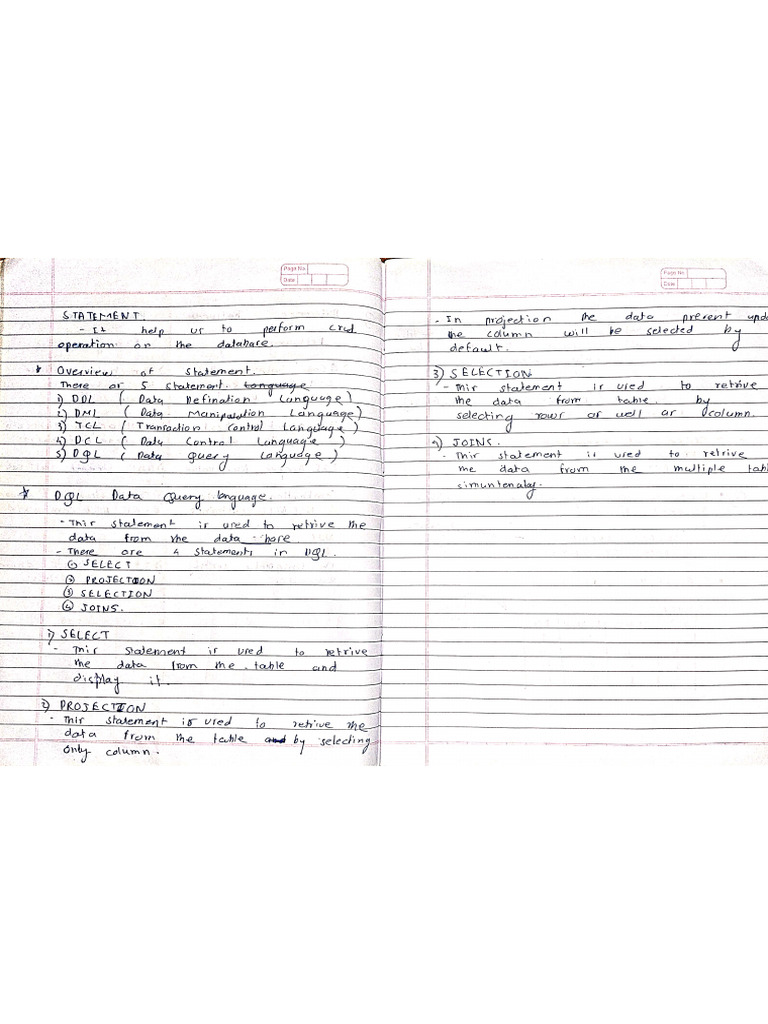 SQL part 1 DQL | PDF