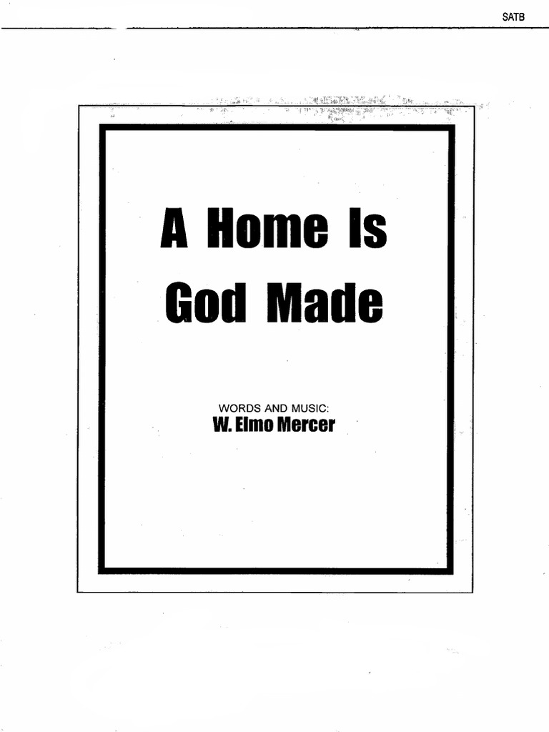 A Home Is God Made | PDF