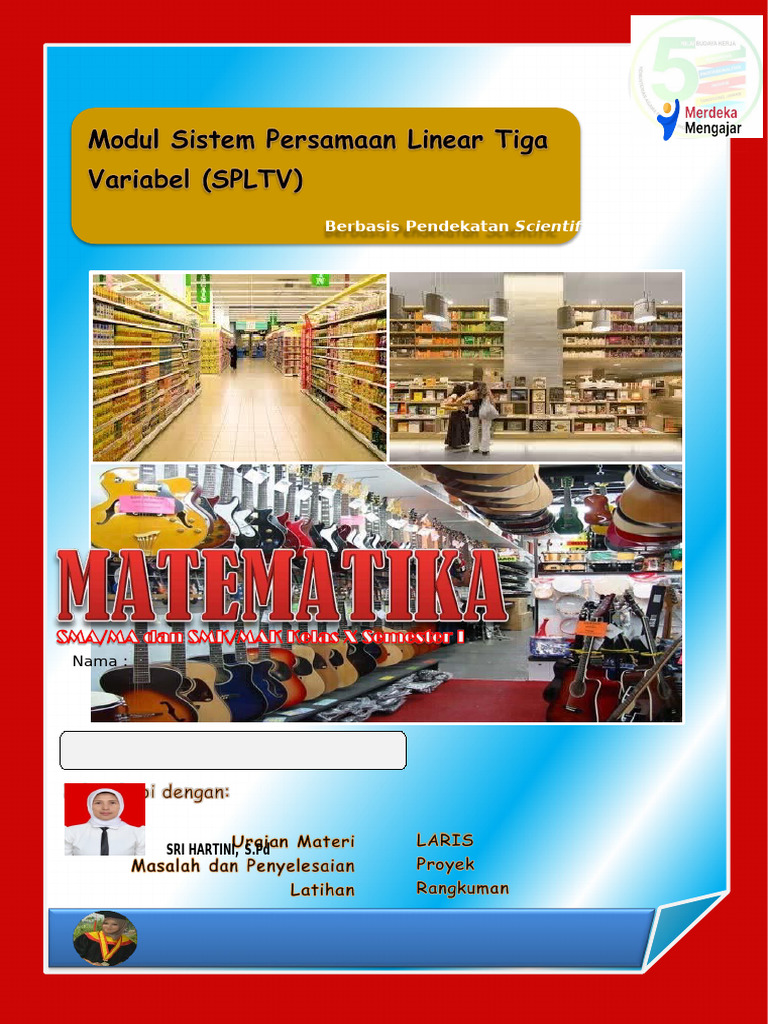 Modul Sistem Persamaan Linear Tiga Varia | PDF