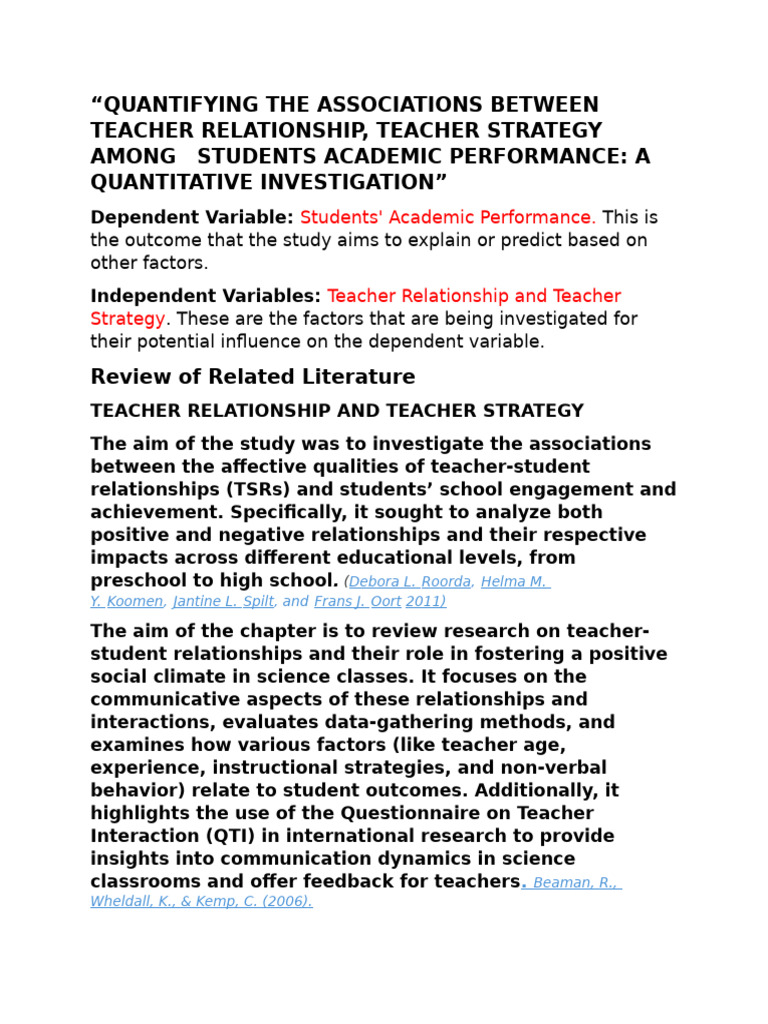 RRL TITLE PROPOSAL | PDF | Motivation | Motivational