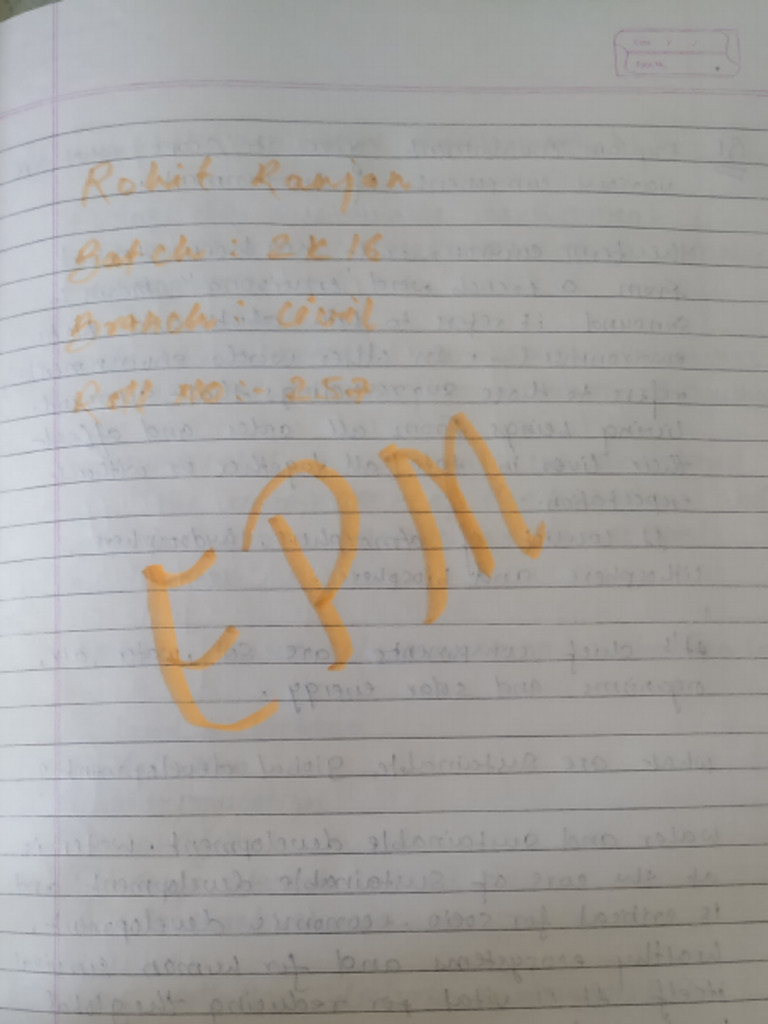 Assignment 1 EPM | PDF