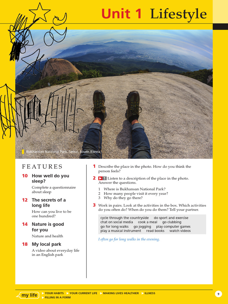 Life 2E Pre-Intermediate Student's Book Unit 1 | PDF | Sleep | Adverb