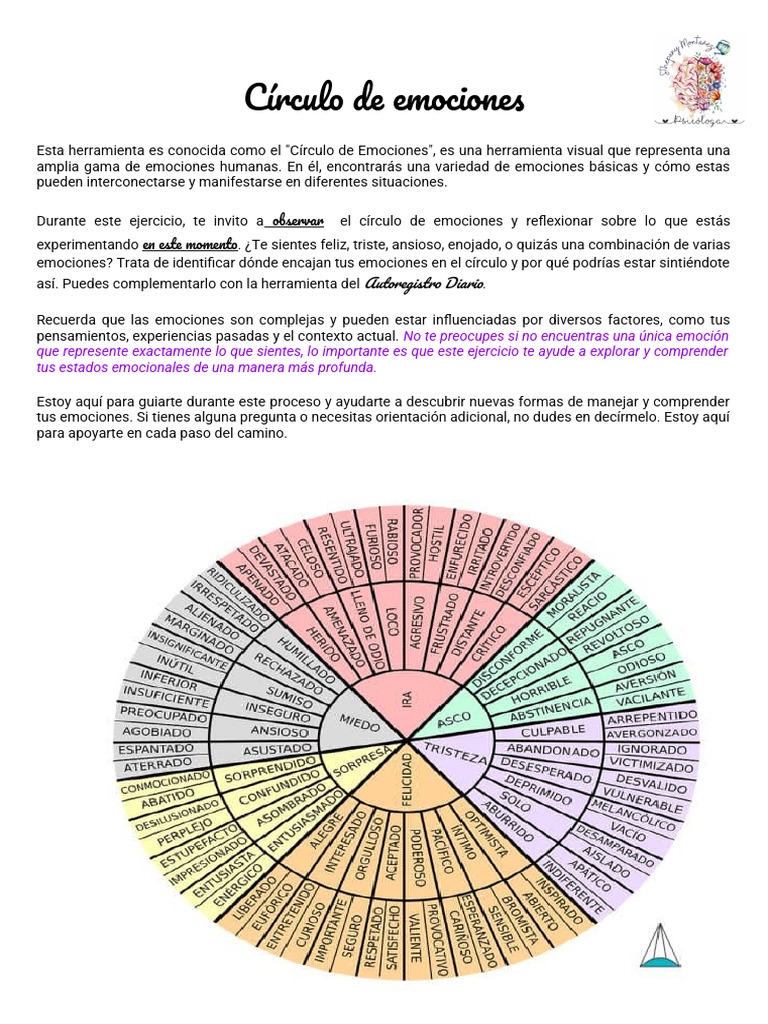 Círculo de Emociones | PDF