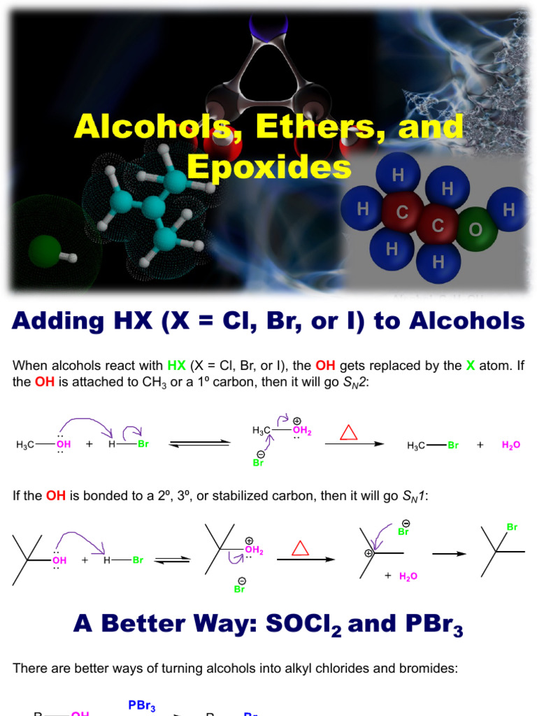 Chp. 11 Alcohols, Ethers, and Epoxides | PDF | Ether | Aldehyde