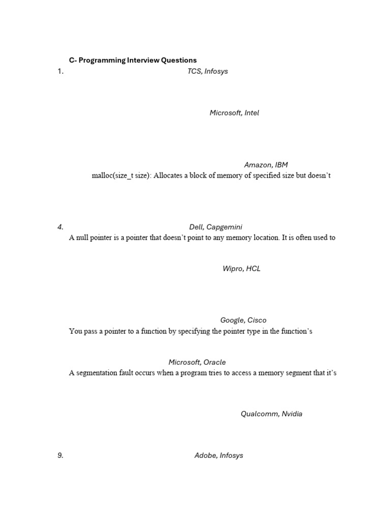 C-programming | PDF | Pointer (Computer Programming) | Thread (Computing) C-programming | PDF | Pointer (Computer Programming) | Thread (Computing)
