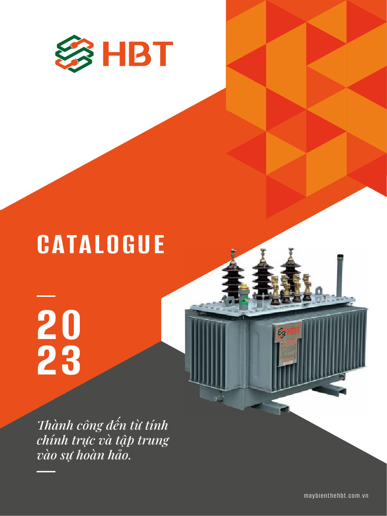 MÁY BIẾN THẾ HBT - Catalogue máy biến thế HBT 2024 | PDF