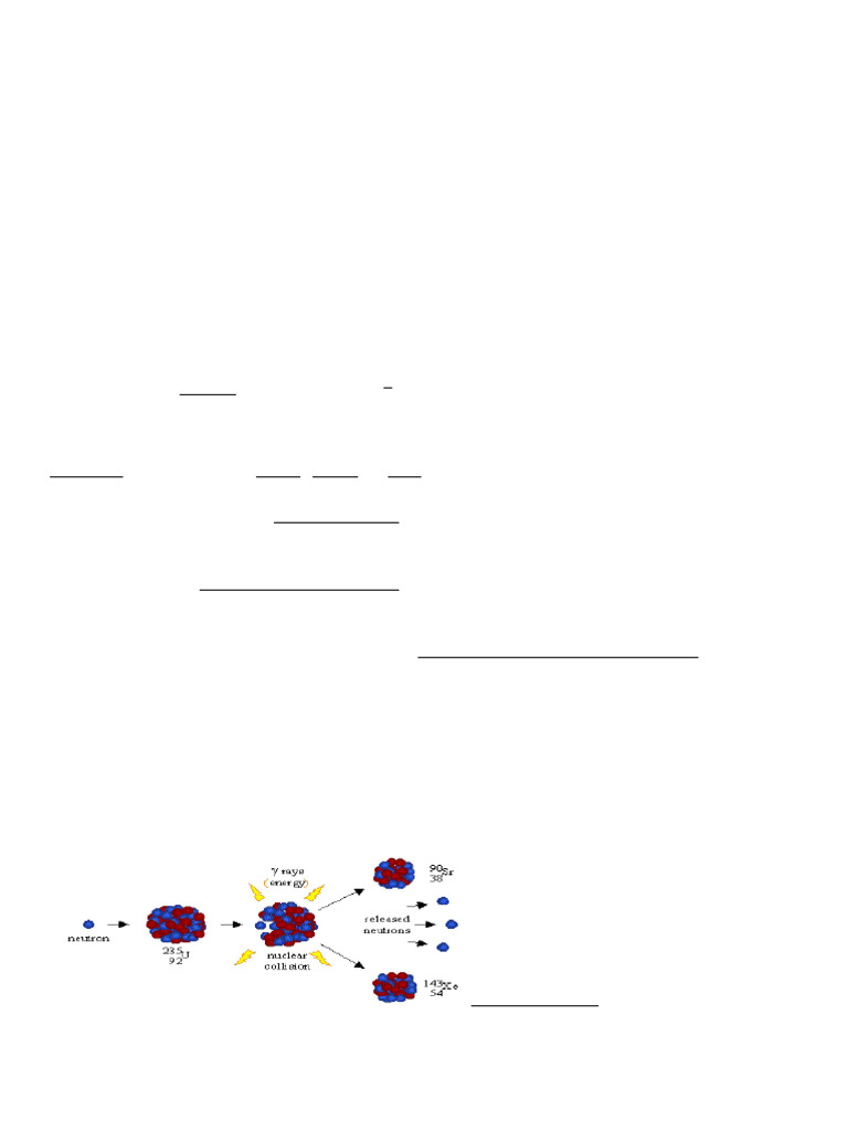 Fusion vs Fission Worksheet | PDF
