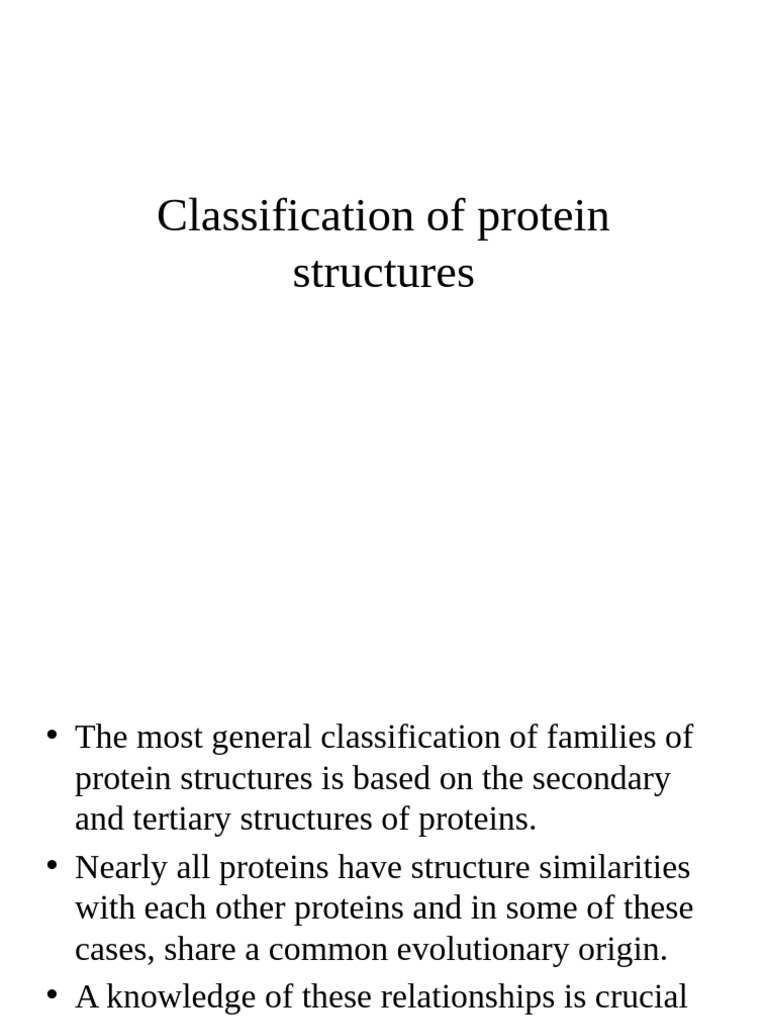 13-SCOP - Structural Classification of Proteins-06-09-2024 | PDF ...