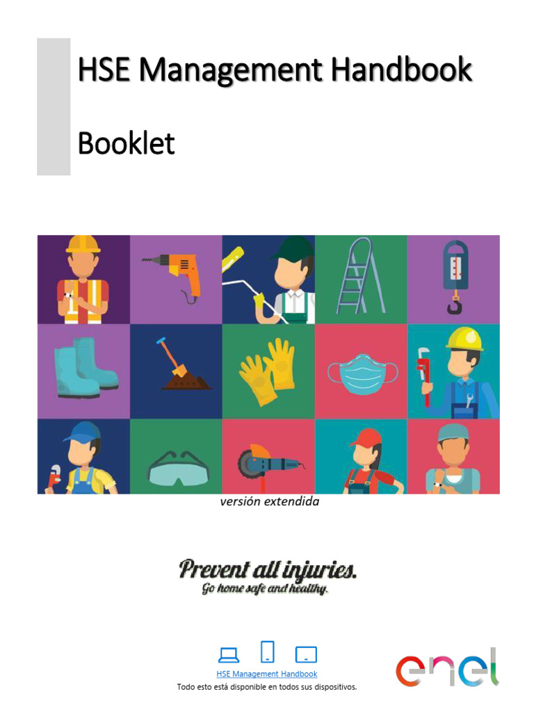 HSE Management Handbook - Booklet - Rev.01 - Version2023 - ES | PDF ...