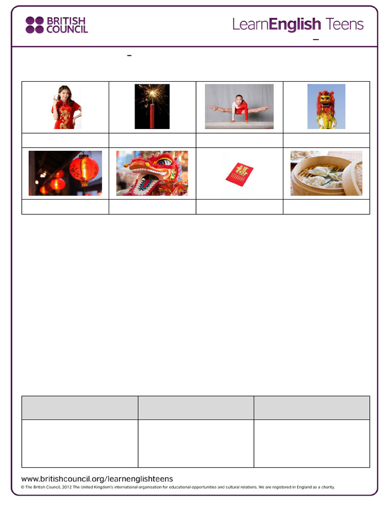 Chinese New Year - Answers 2 | PDF