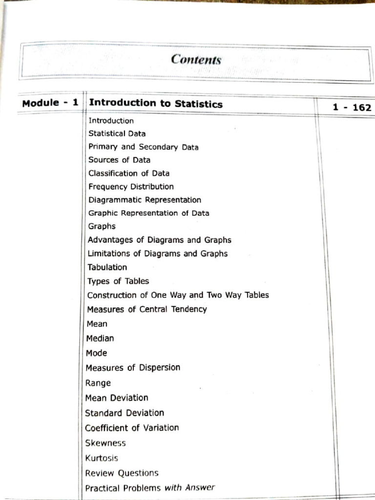 Statistics Module 1 (Intro, Statistical Data, Primary and Secondary Data and Sources of Data ...
