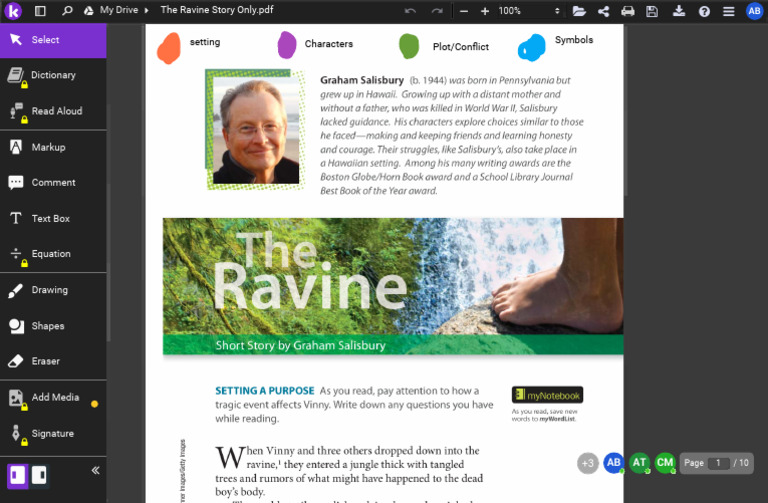 The Ravine Story Only PDF | PDF