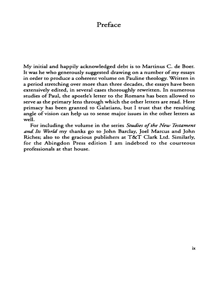 J Louis Martyn - Theological Issues in the Letter_241224_090847 | PDF
