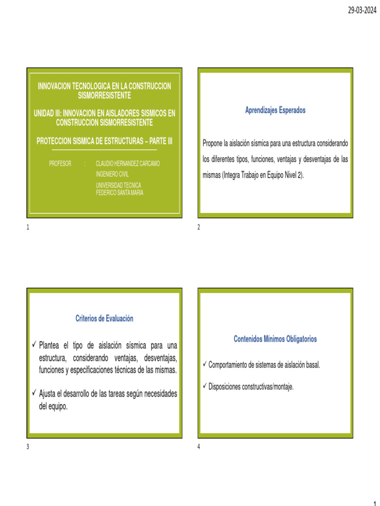 07 - Aisladores Sísmicos - 240726 - 010014 | PDF | Aislador (Electricidad) | Fricción