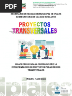 Proyectos Transversales en Educación | PDF | Educación de la primera ...