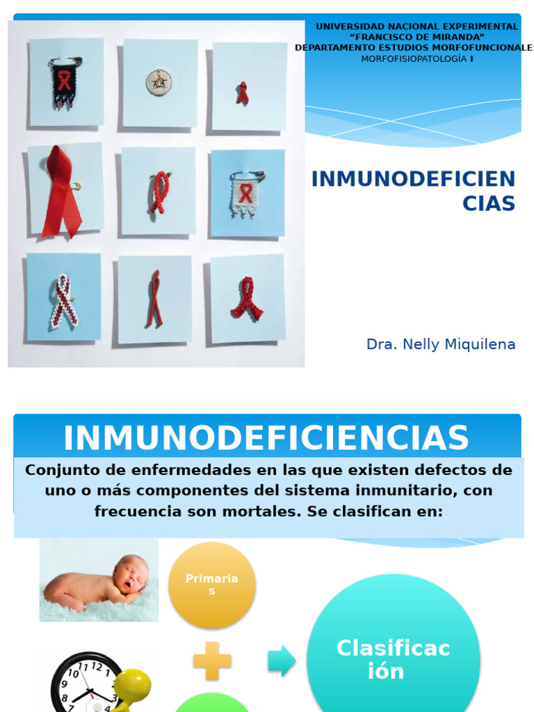 Inmunodeficiencias: Tipos y Tratamientos | PDF | VIH | Virus