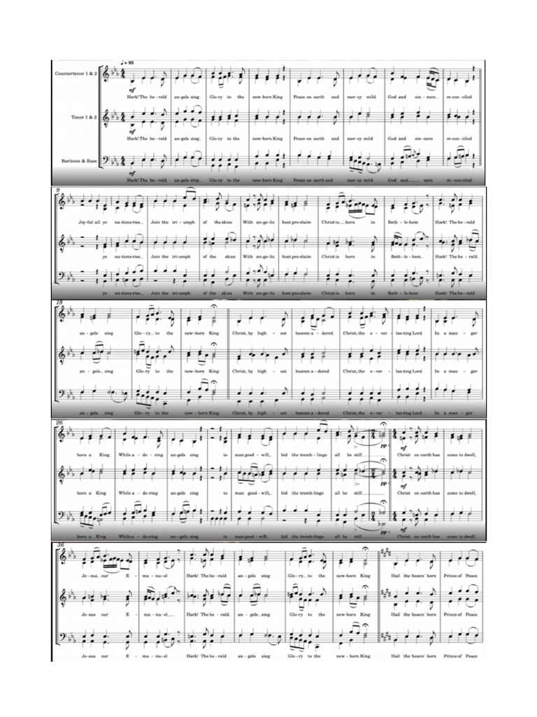 Hark by Take6 W Lyrics | PDF