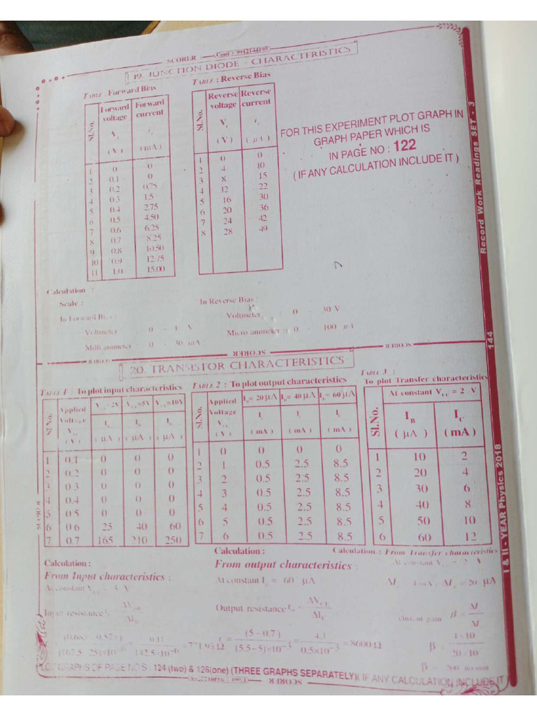 Detail Graphs For Physics 12th in Scorer | PDF