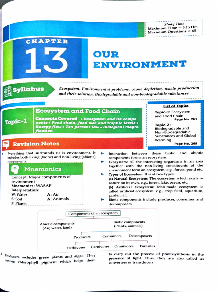 Environmental Science Guide | PDF | Food Web | Ecosystem