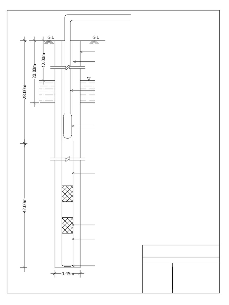 Tube Well Design Specifications | PDF
