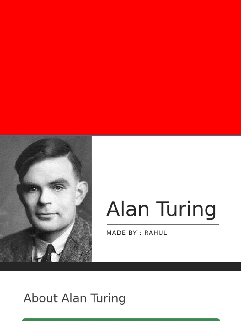 Alan Turing | PDF