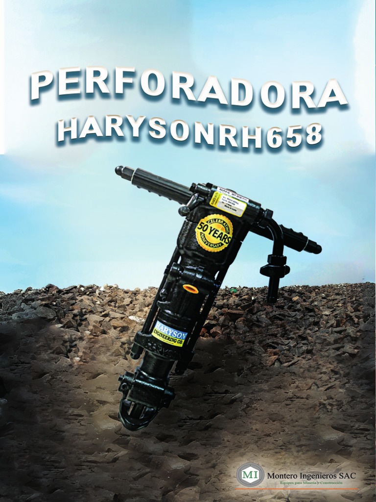 Taladro Haryson RH658: Potencia y Eficiencia | PDF | Perforación | Perforar