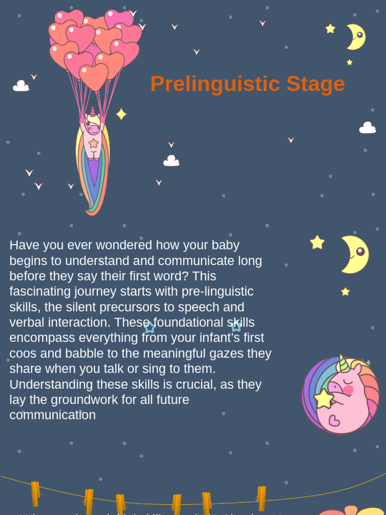 Understanding Prelinguistic Skills | PDF | Infants | Communication