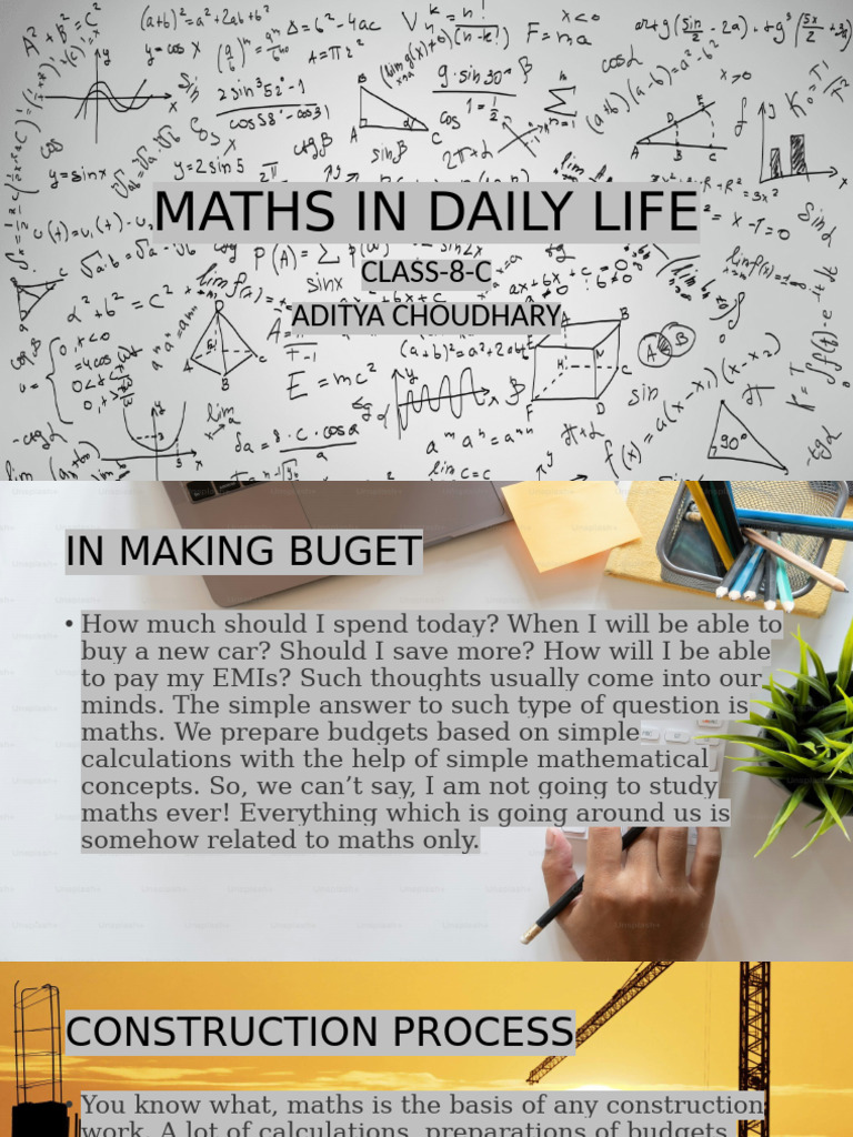Maths in Daily Life | PDF