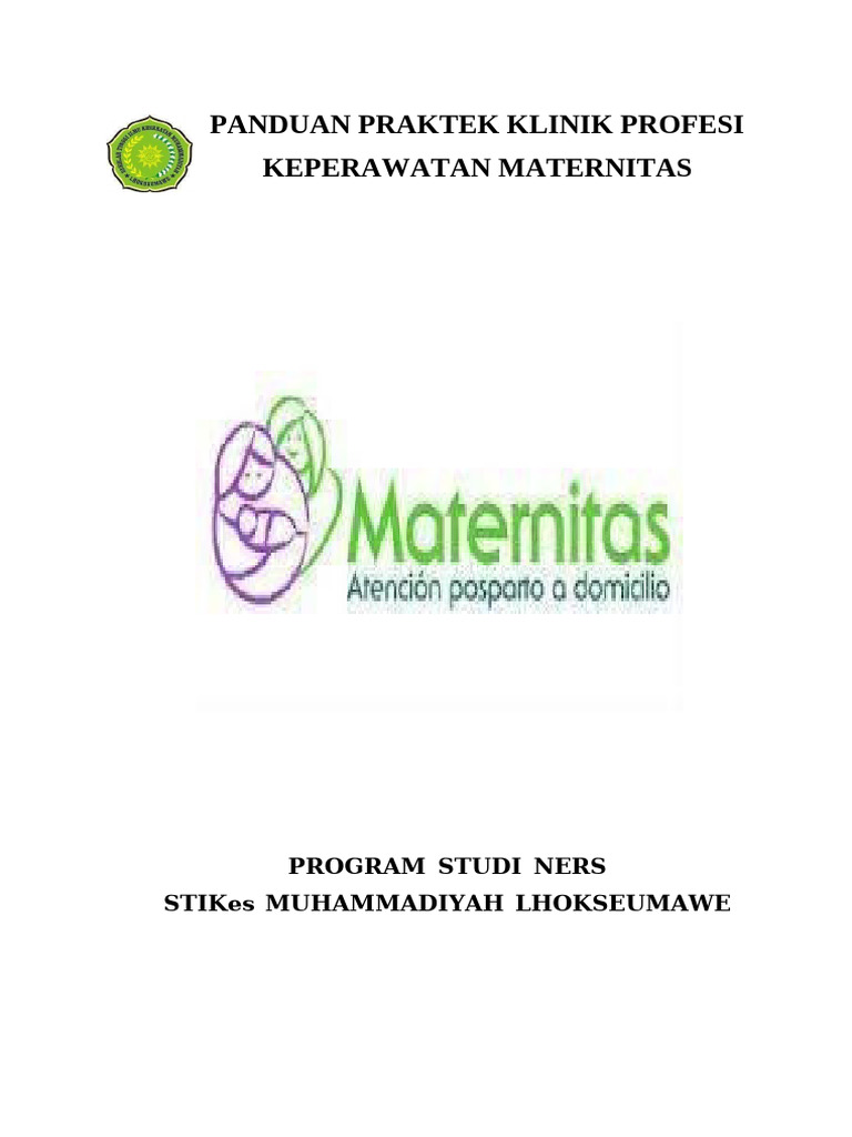 Panduan Praktek Klinik Maternitas Profesi Ners (1) | PDF