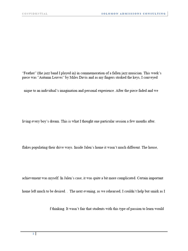 Example Essay For University | PDF