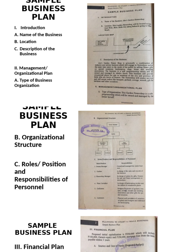 Sample Business Plan | PDF