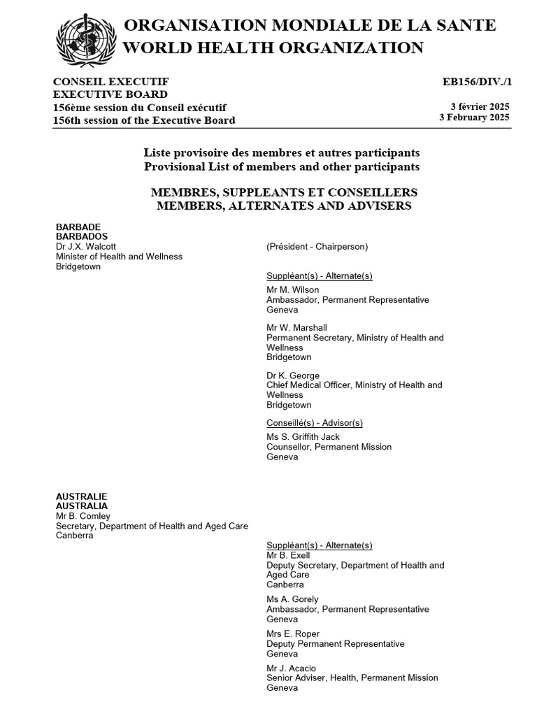 B156 DIV1-en | PDF | Diplomatic Rank | Government