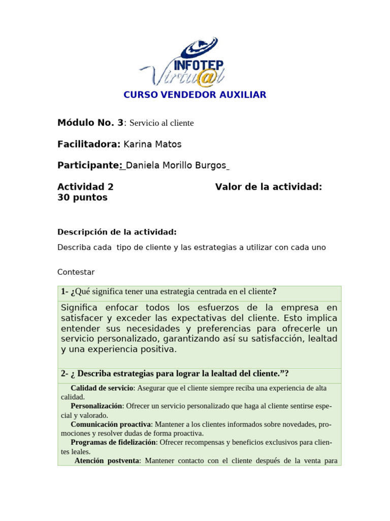 Actividad 2 Mã Dulo 3 | PDF