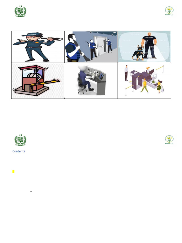 Level-3. Curriculum of Security Supervisor | PDF | Security Guard