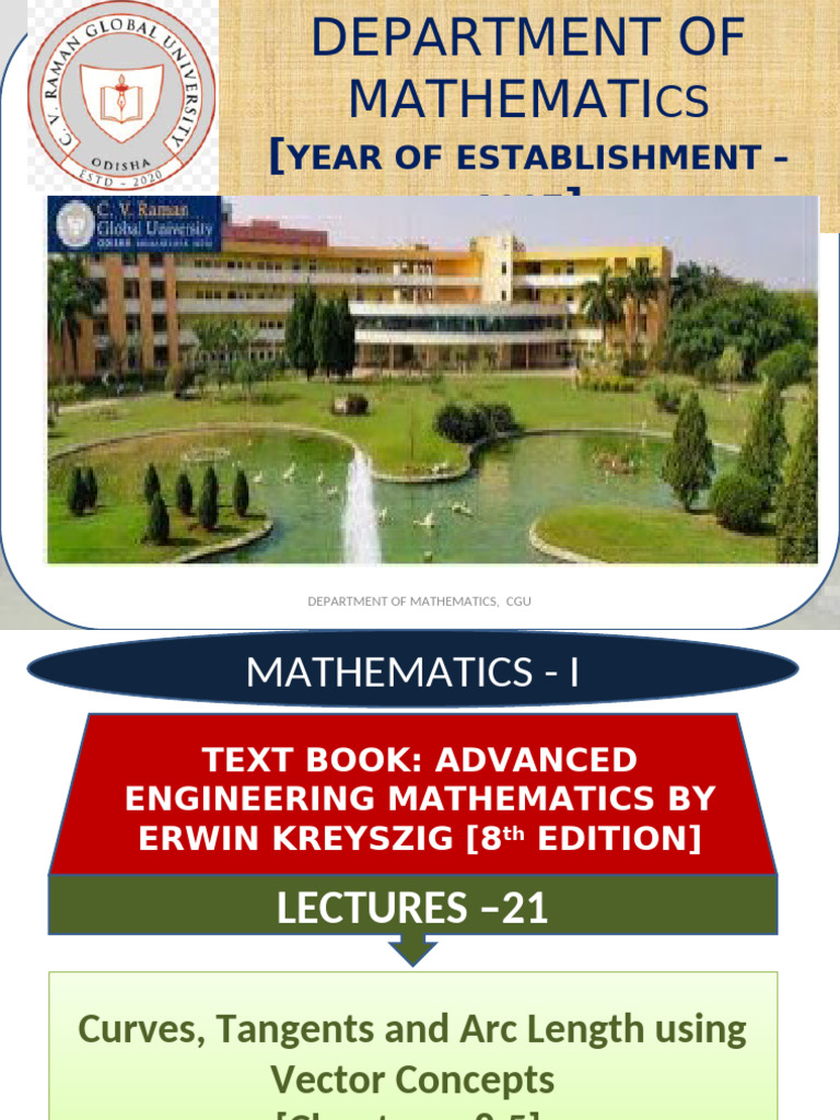 Lecture-21-22-Tangent and Normal | PDF | Curvature | Analytic Geometry
